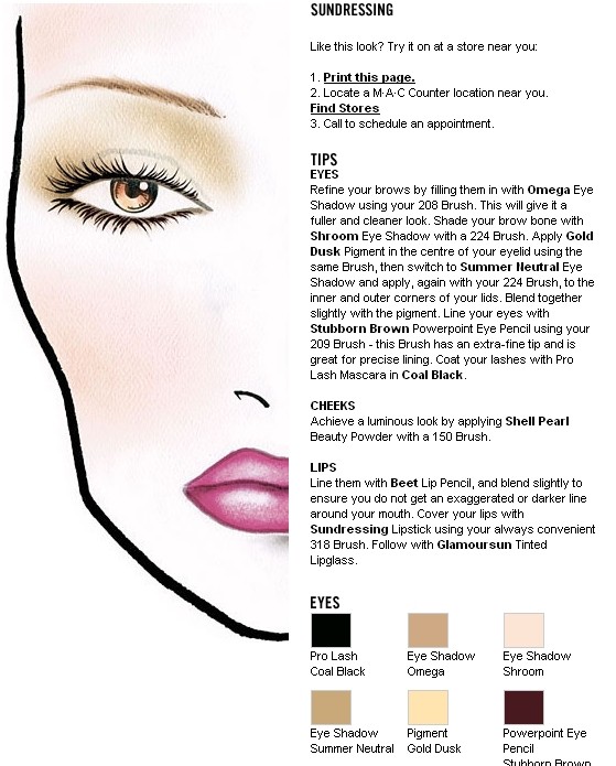 MAC Makeup MAC Cosmetics Eyeshadow Combinations MAC Cosmetics ...